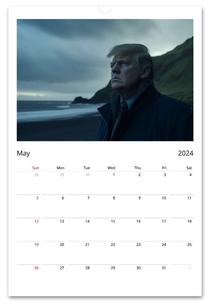 Donald J. Trump 2024 Calendar : Patriot and Warrior for America 8.5x11 ...
