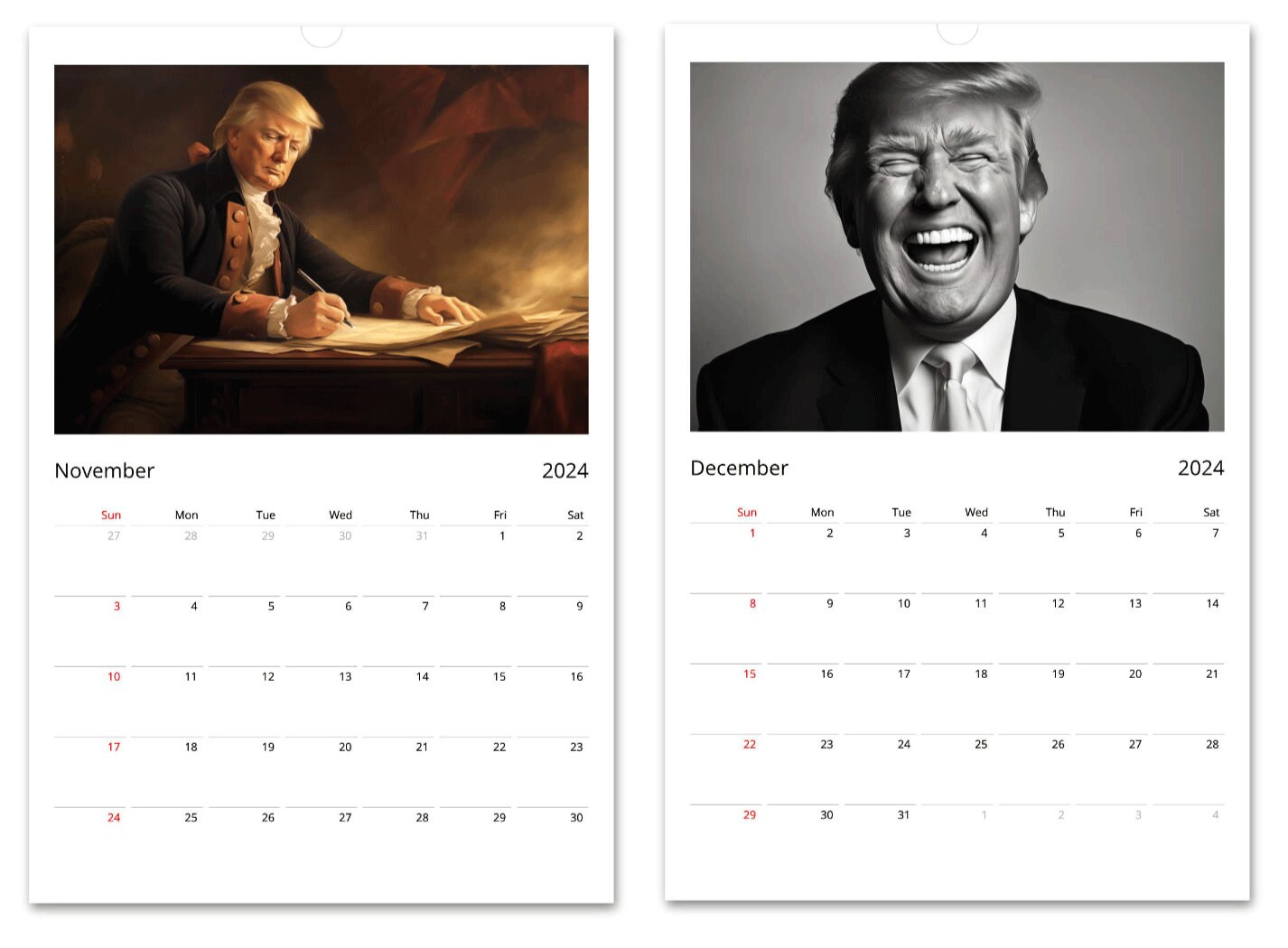 Donald J. Trump 2024 Calendar : Patriot and Warrior for America 8.5x11 ...