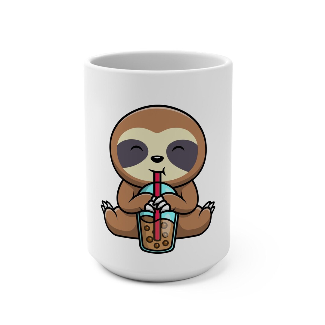 Kawaii Boba Mug, Bubble Tea Gift Cup, Cute Tea Life Mug, Boba Life Gift ...