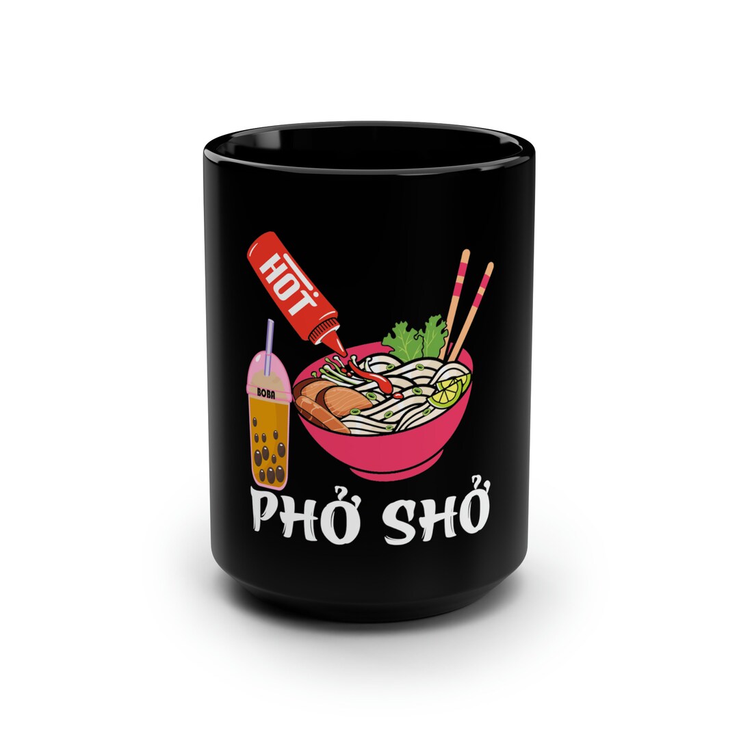 Pho Boba Mug, Boba Life Mug, Kawaii Bubble, Tea Mug Tea Life,milk Tea ...