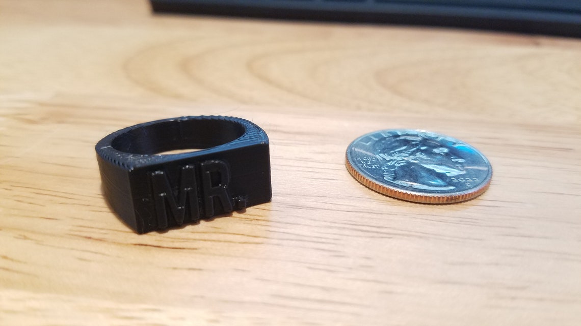 Custom 3D Printed Ring (x5) - Etsy