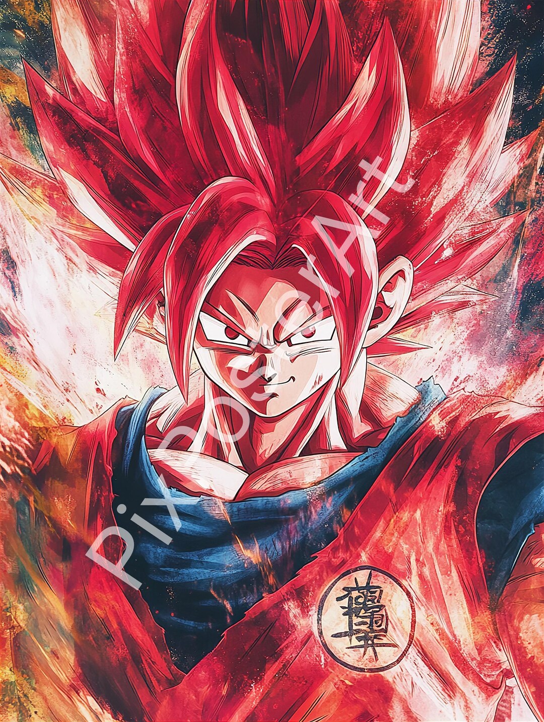 Goku Posters Dragon Ball Z Digital Download Poster Gift Goku Super ...