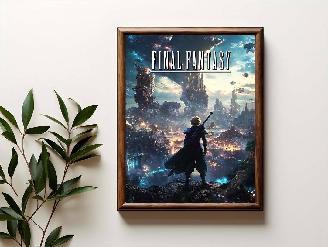 Final Fantasy Posters Digital Download Poster Gift Play Station Posters ...