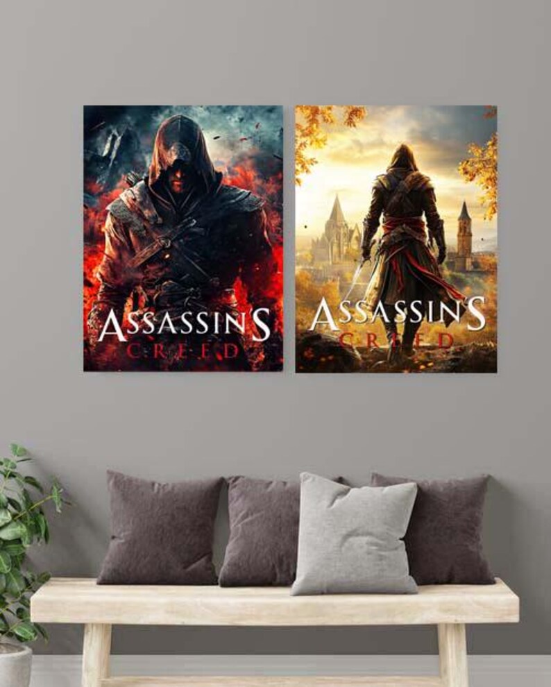 Assassin's Creed Posters Altair Poster Xbox Digital Download Poster ...