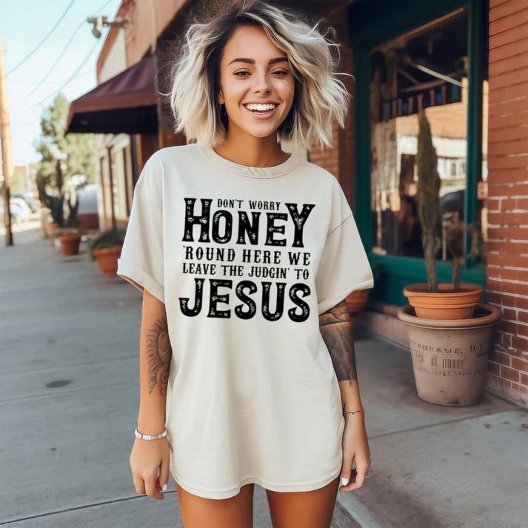 Christian Tee Leave the Judging to Jesus - Etsy