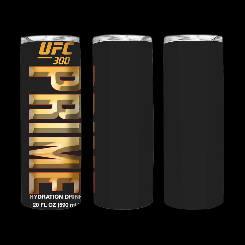 UFC 300 Prime Drink 4 Tumblers Template 20oz 2 Mugs Template 11oz and 6 ...