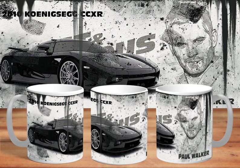 Fast and Furious Paul Walker Pack 12 Mug Templaters and Mock Ups - Etsy