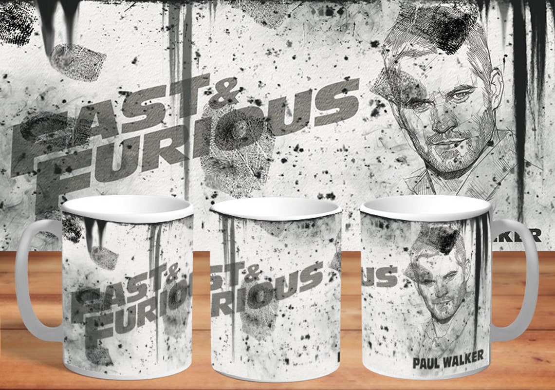 Fast and Furious Paul Walker Pack 12 Mug Templaters and Mock Ups - Etsy