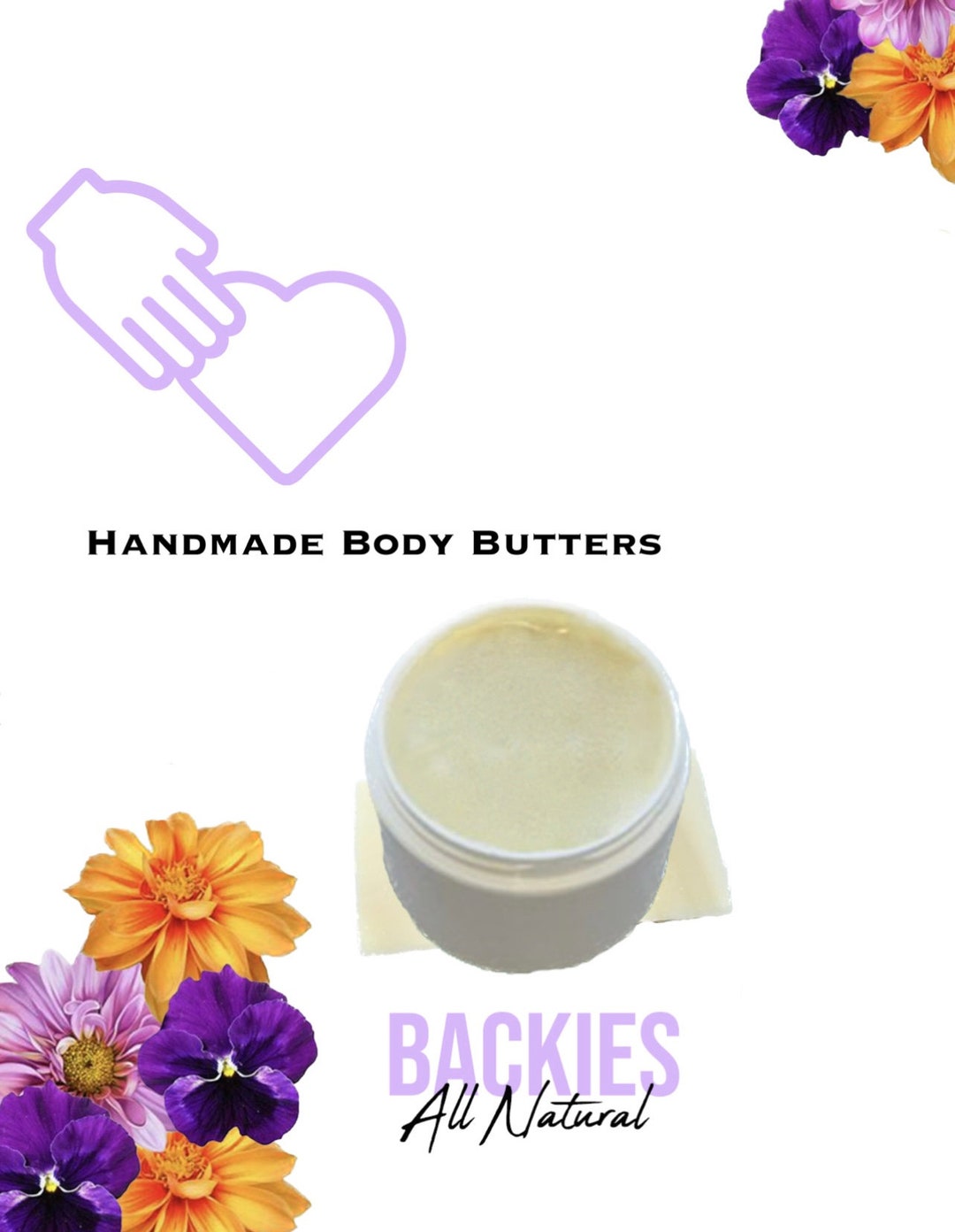 Backies All Natural Body Butter - Etsy