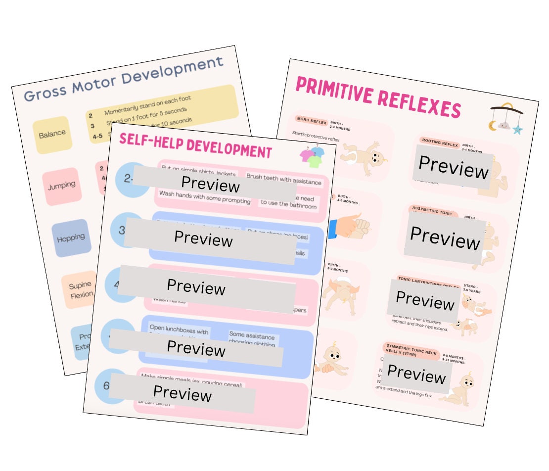 Child Development Guide•child Development Ages•primitive Reflexes•fine ...