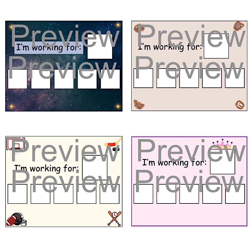 Reward Charts • Token Boards • Incentive Charts • Behavior Charts ...