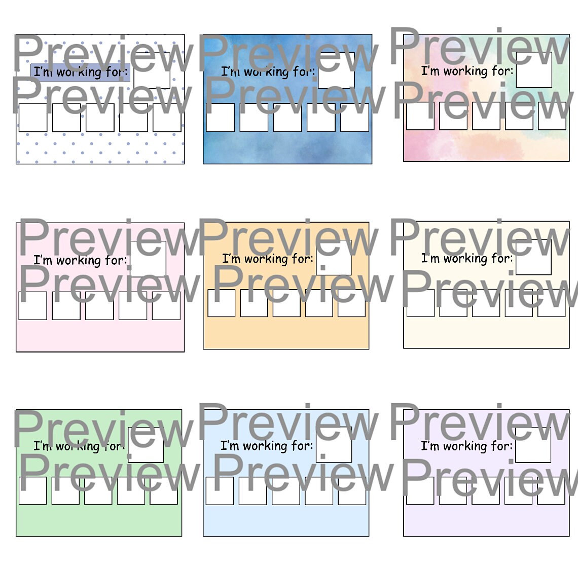 Reward Charts • Token Boards • Incentive Charts • Behavior Charts ...