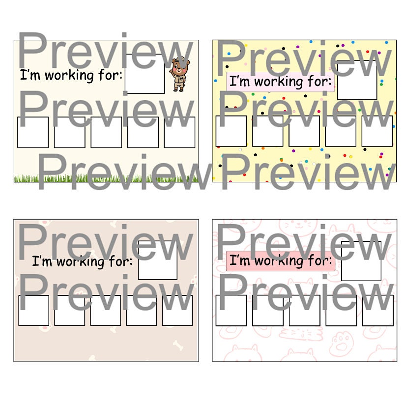 Reward Charts • Token Boards • Incentive Charts • Behavior Charts ...