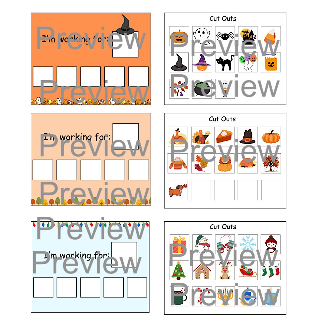 Reward Charts • Token Boards • Incentive Charts • Behavior Charts ...