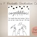 Printable Graduation Blank Card, Graduation Card W/ Quote, Card for ...