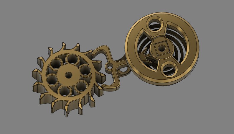 Clockwork Fidget Toy Mechanical Fidget Watch Escapement Hand Powered - Etsy