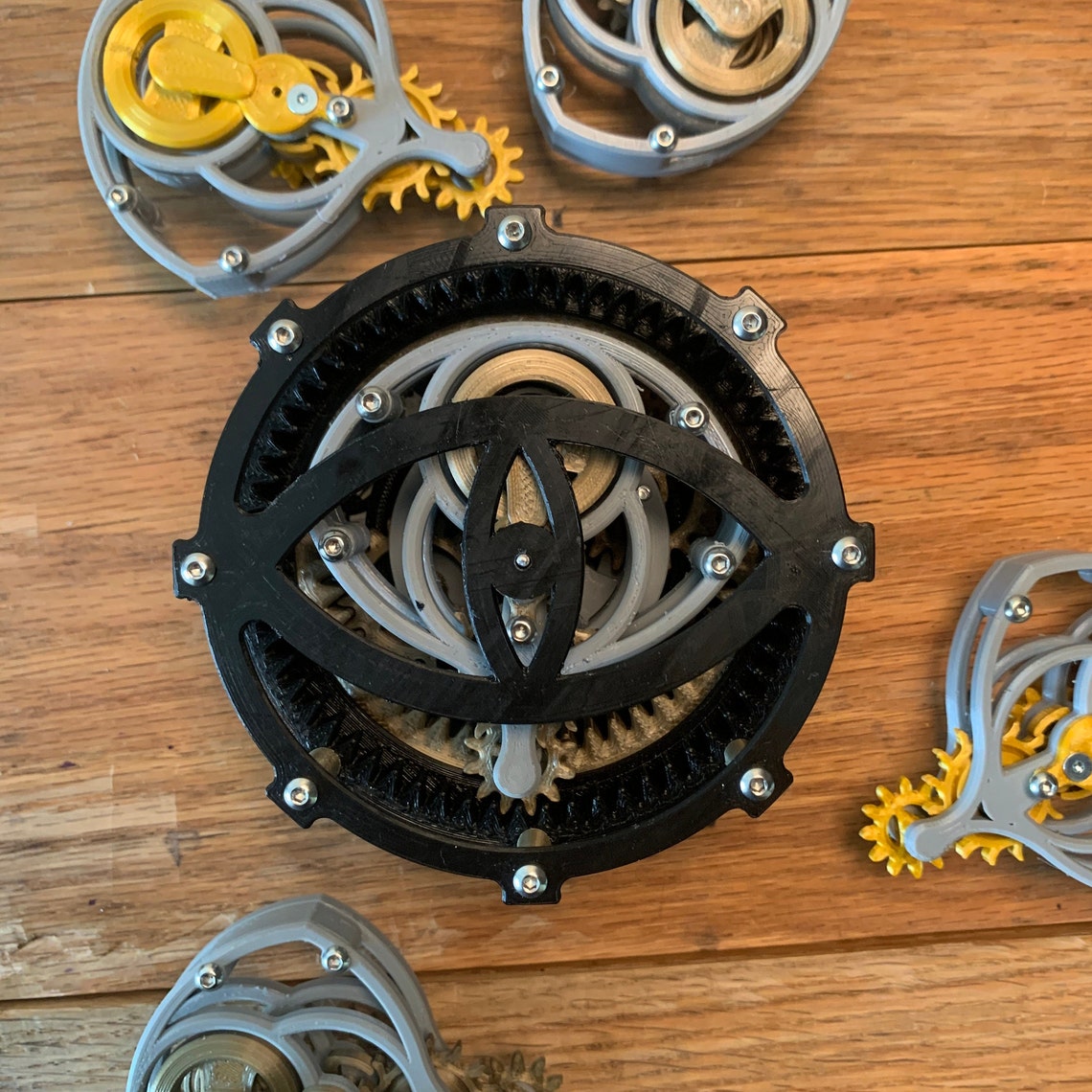 Tourbillon Mechanical Clockwork Desk Toy 3d Printed Watch - Etsy