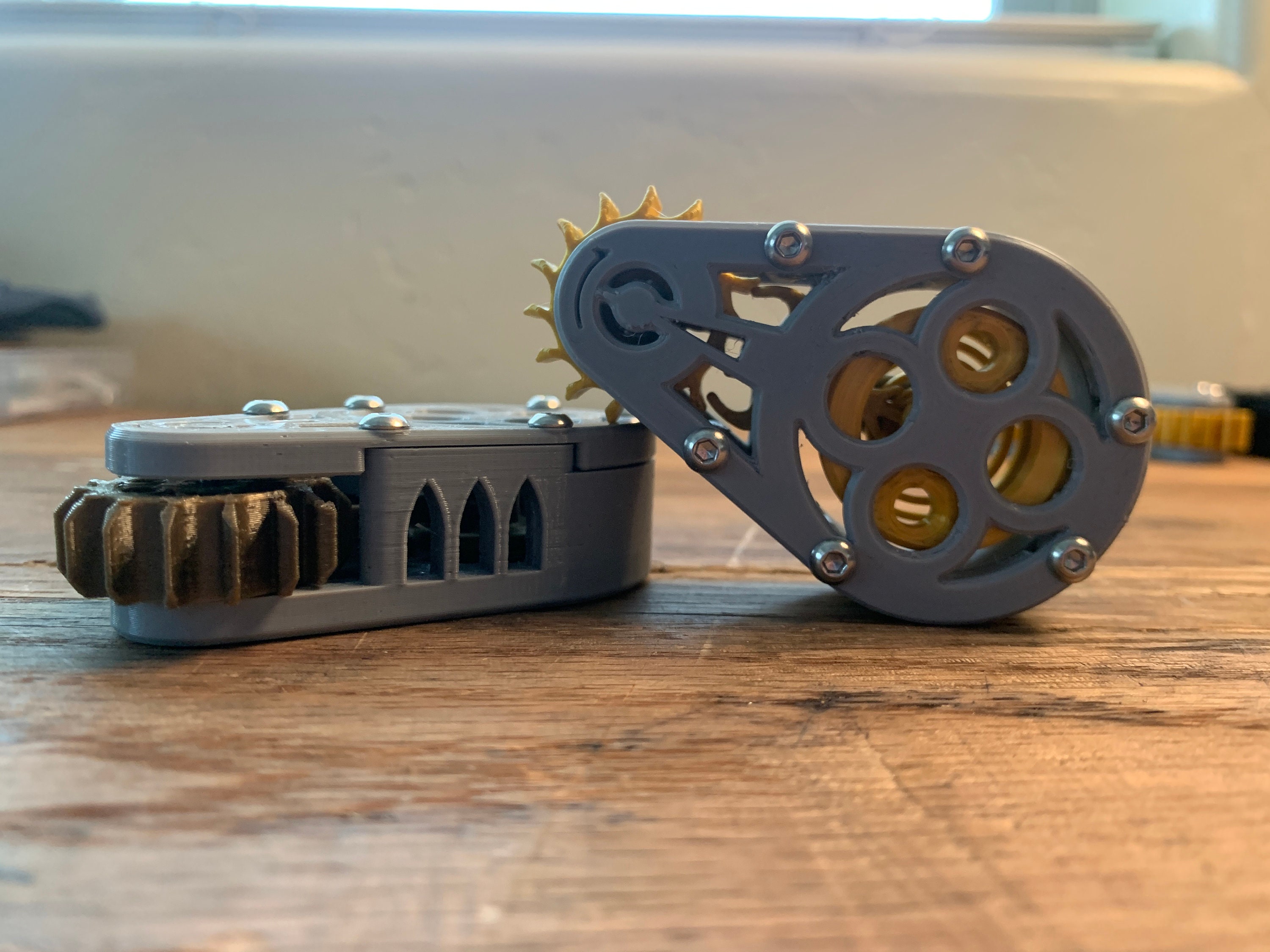 Clockwork Fidget Toy Mechanical Fidget Watch Escapement Hand Powered - Etsy