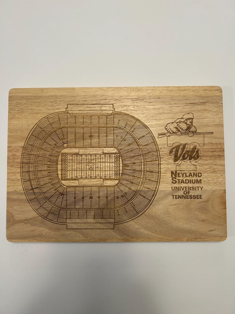 University of Tennessee Neyland Stadium Custom Cutting Board - Etsy