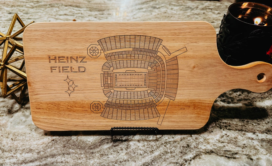 Pittsburgh Football Heinz Field Cutting Board - Etsy