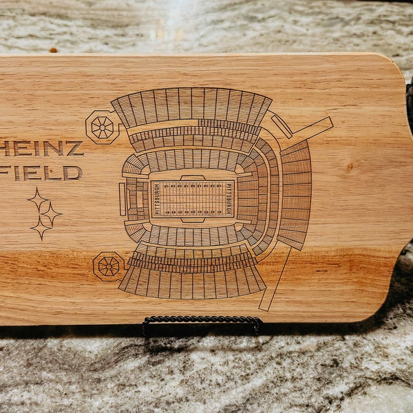 Football Field Cutting Board - Etsy
