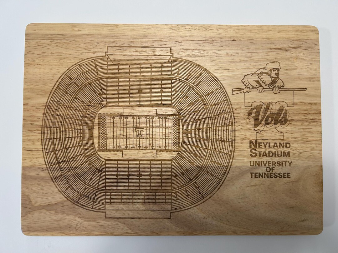 University of Tennessee Neyland Stadium Custom Cutting Board - Etsy