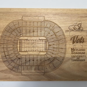 University of Tennessee Neyland Stadium Custom Cutting Board - Etsy