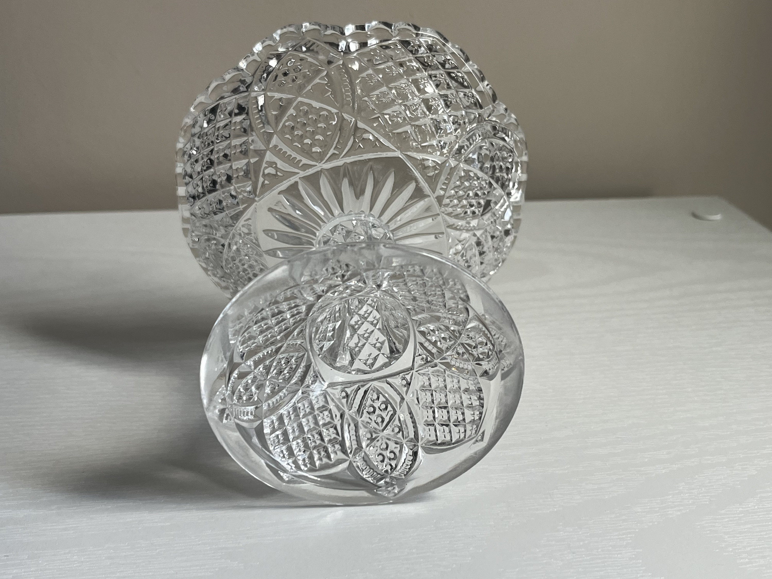 Vintage Clear Glass Compote Dish - Etsy Vintage Clear Glass Compote Dish - Etsy