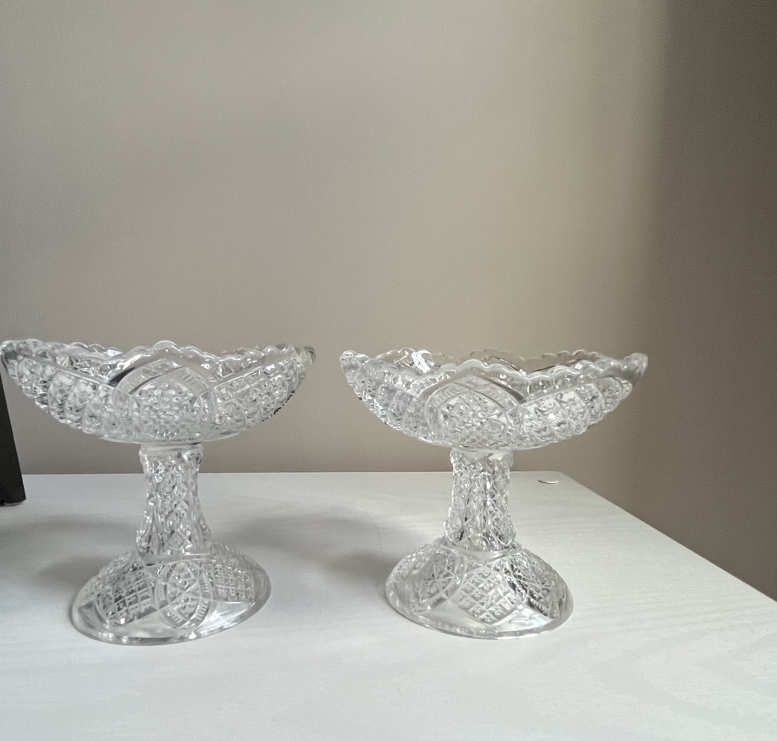 Vintage Clear Glass Compote Dish - Etsy Vintage Clear Glass Compote Dish - Etsy