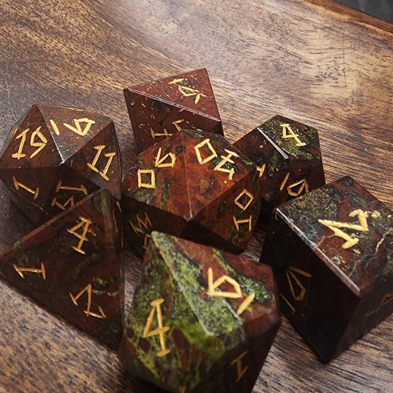 Crystal Rpg Dice - Etsy