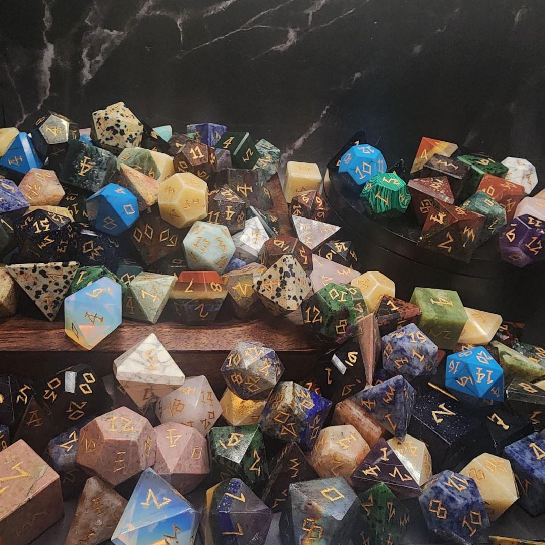 Mystery Gemstone Dice - Etsy