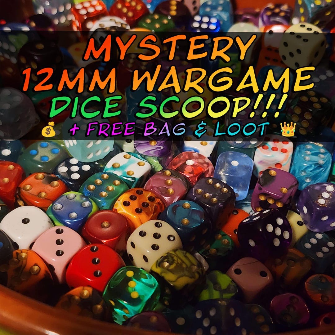 Loot Goblin’s 12mm D6 Dice Scoops | 12mm Wargaming Dice | Loose D6 Dice ...