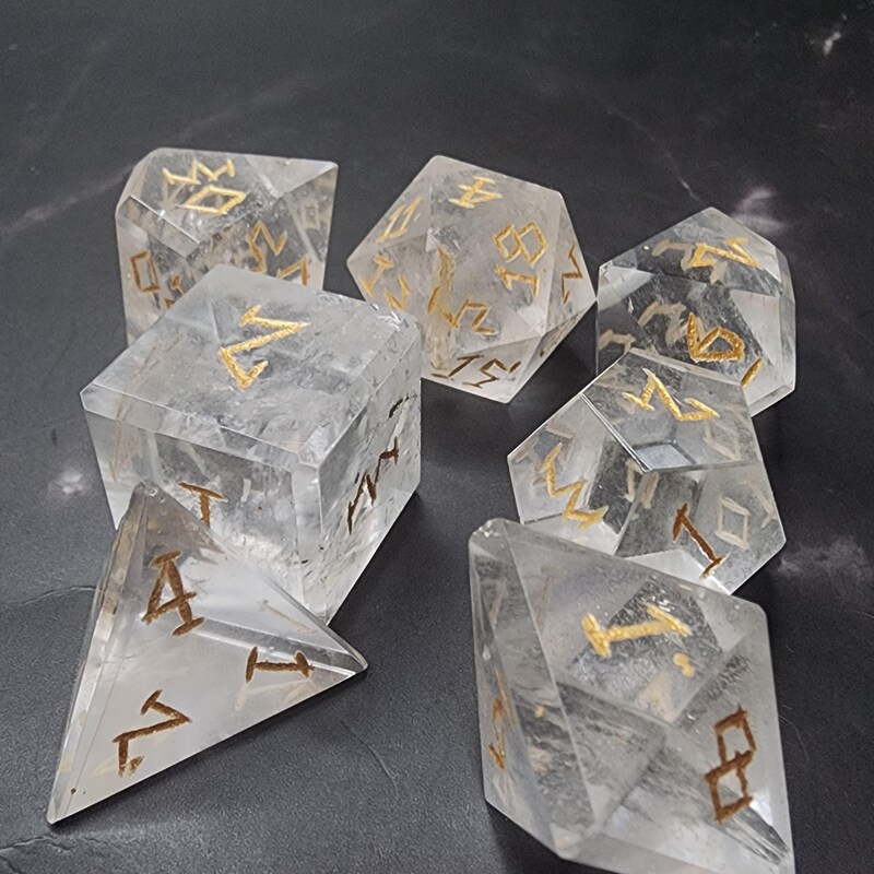 Crystal Dice - Etsy
