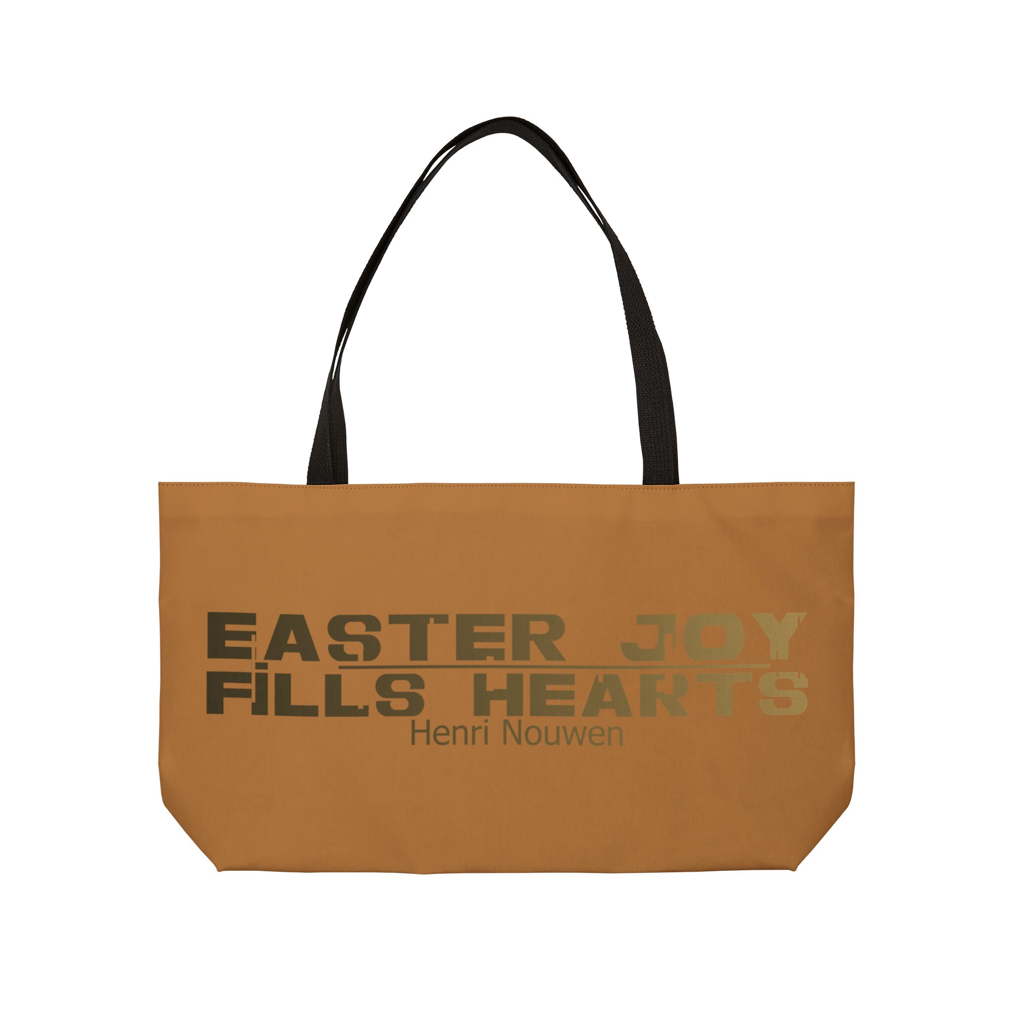 Divine Inspiration: Easter Joy Fills Hearts, Weekender Tote Bag, Light ...