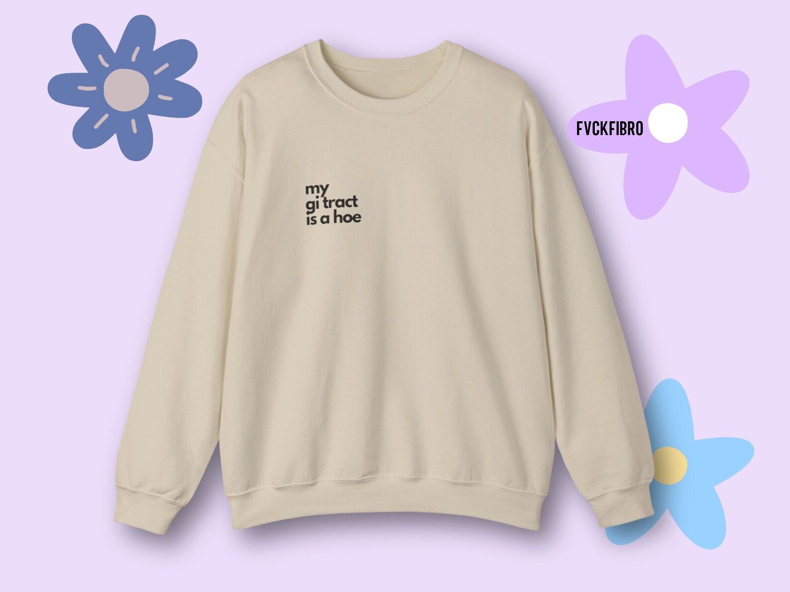 My GI Tract is A Hoe Funny Sweatshirt IBS Gift Irritable Bowel Snarky ...