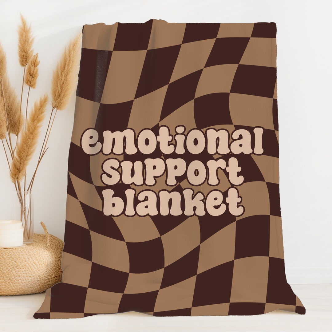 Emotional Support Blanket Trendy Throw Blankets for Anxious Friend ...