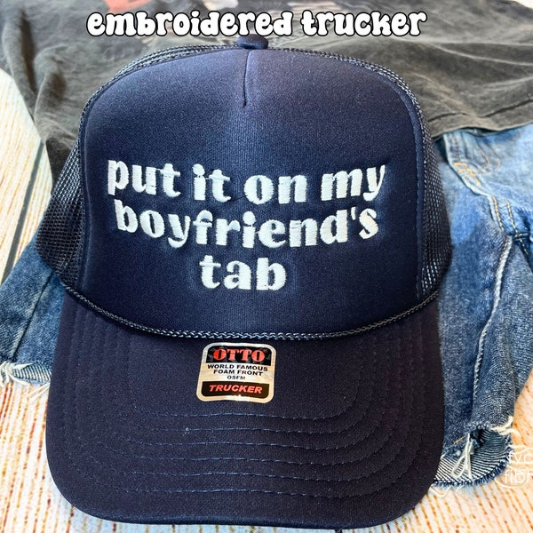 Funny Trucker Hat Boyfriend - Etsy