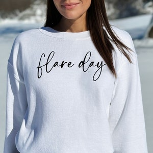 Flare Day Sweatshirt for Multiple Sclerosis Awareness Sweater Fibro ...