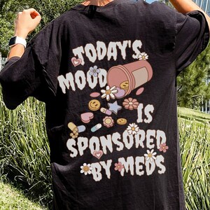 Funny Medication T-shirt Mental Health Gift Depression Antidepressants ...