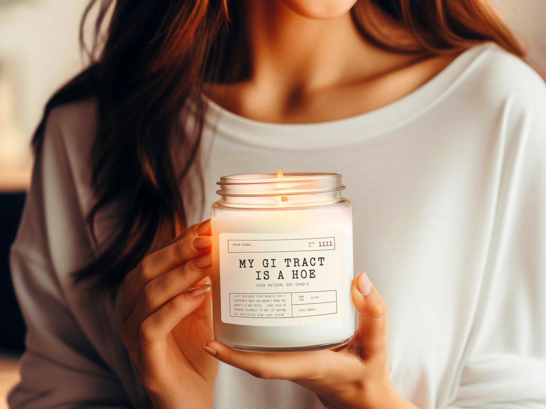 Funny Tummyache Candle My Gi Tract is A Hoe Stomach Ache Survivor ...