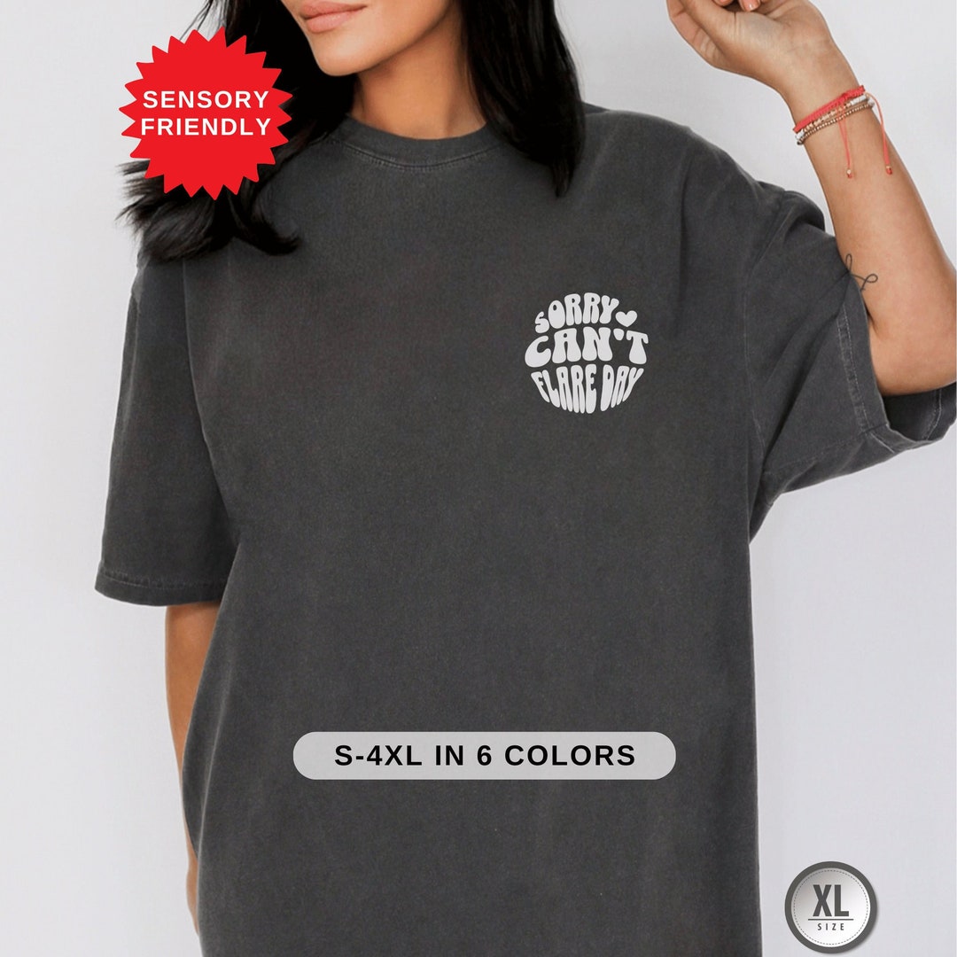 Sarcastic Flare Day Shirt for Fibro Awareness Tshirt Crohn's Disease T ...