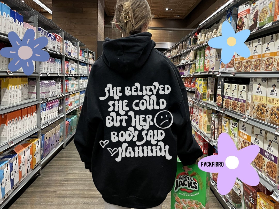 Chronic Illness Hoodie Fibromyalgia Sweatshirt Migraine Gift Ehlers ...