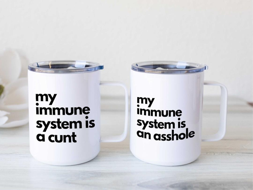 Funny Autoimmune Travel Mug Chronic Illness Insulated Coffee Cup My ...
