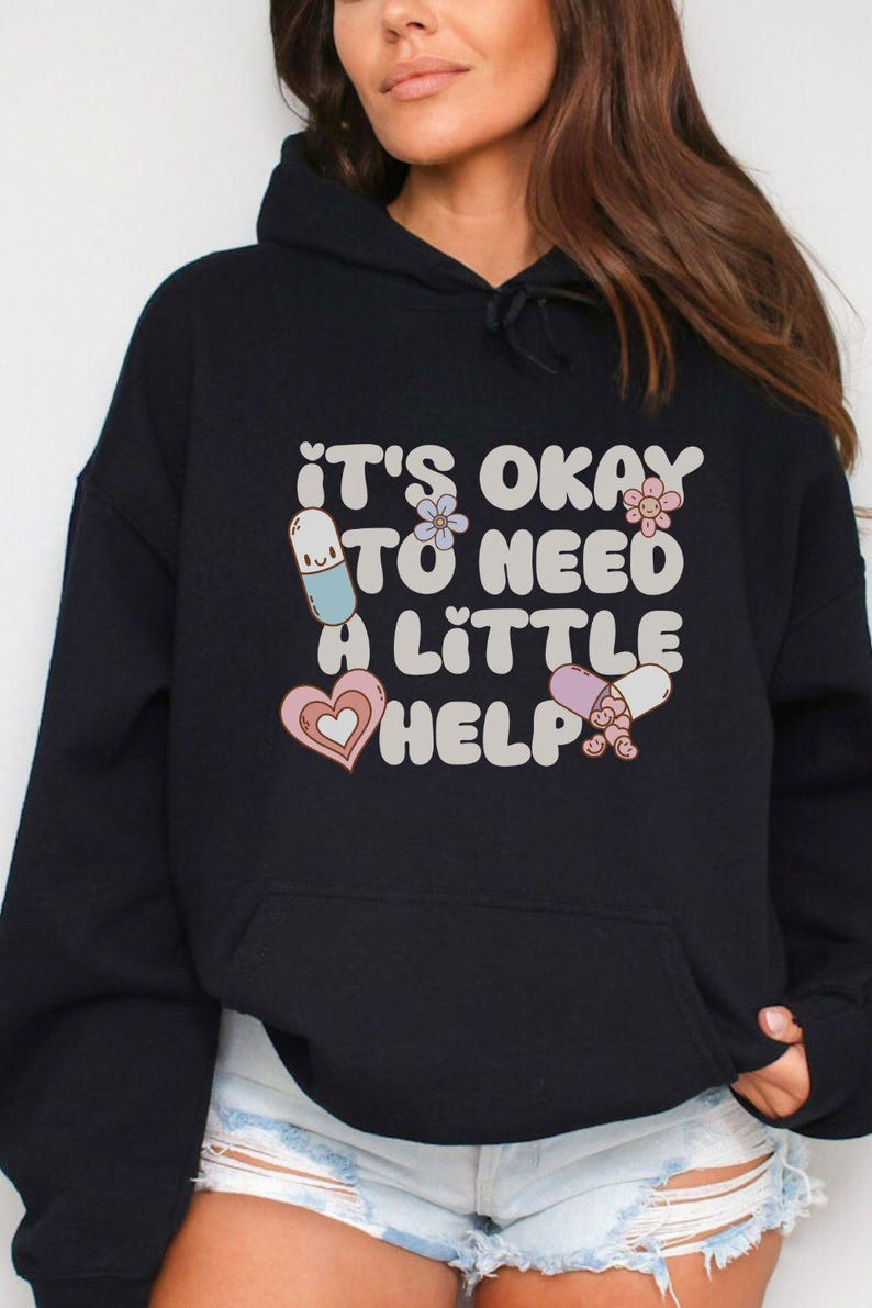 Mental Health Hoodie Depression Bipolar Disorder ADHD Awareness ...