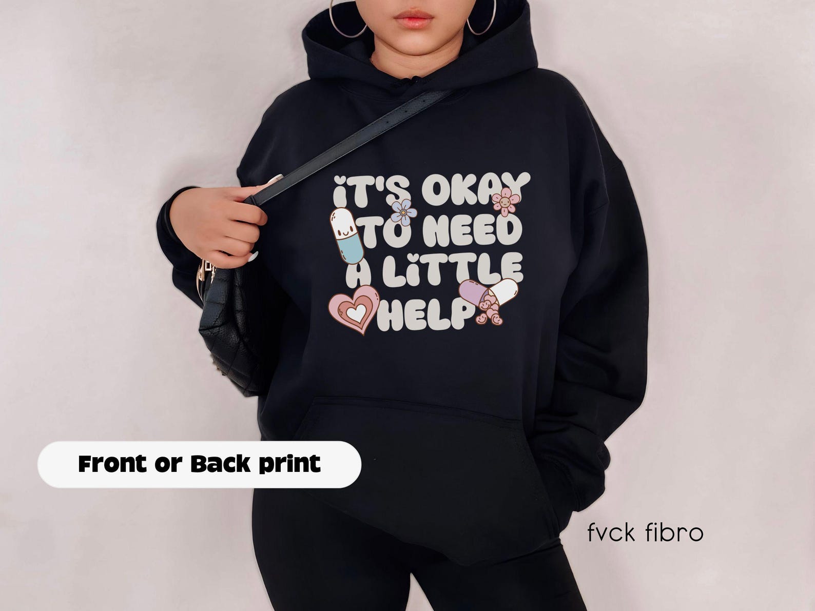 Mental Health Hoodie Depression Bipolar Disorder ADHD Awareness ...