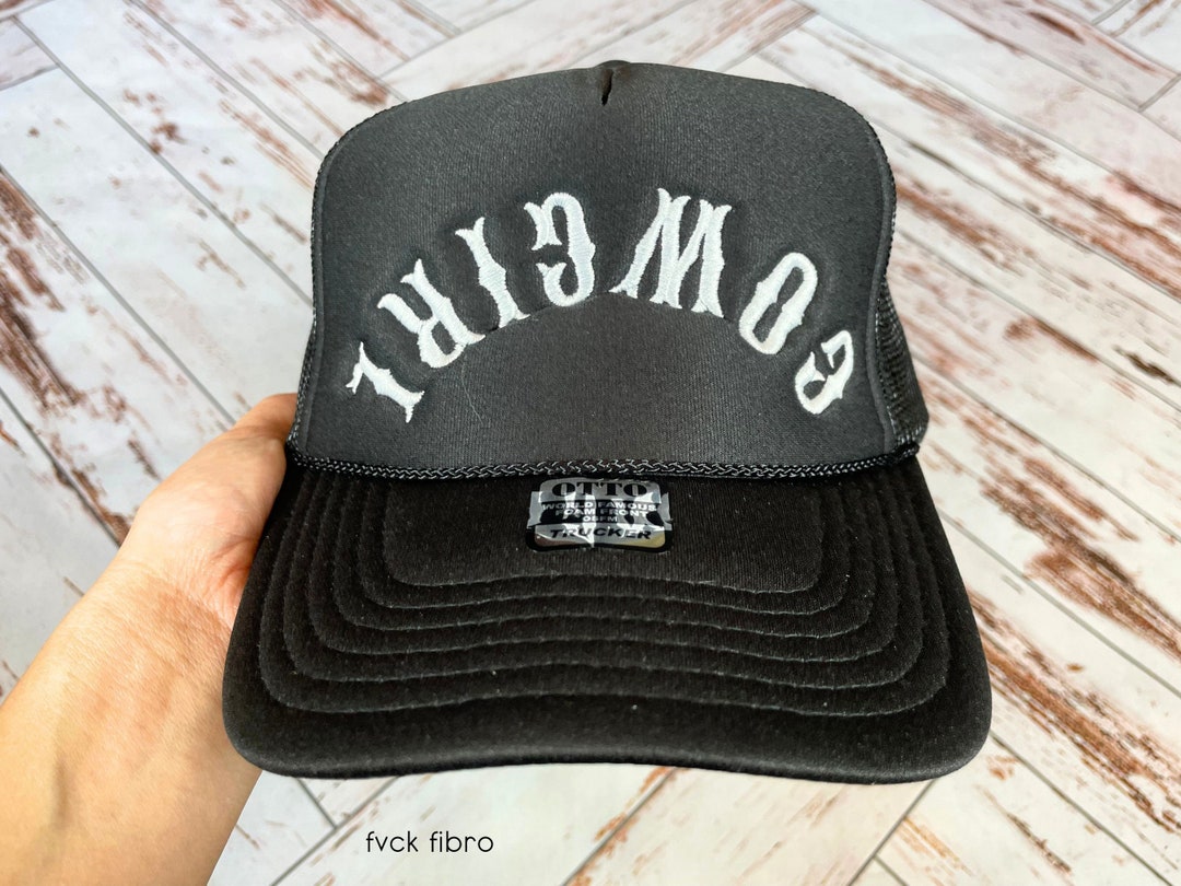 Reverse Cowgirl Trucker Reverse Text Western Truckers for Country ...