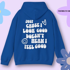 Trendy Anxiety Hoodie Mental Health Awareness Sweatshirt Anxious ...