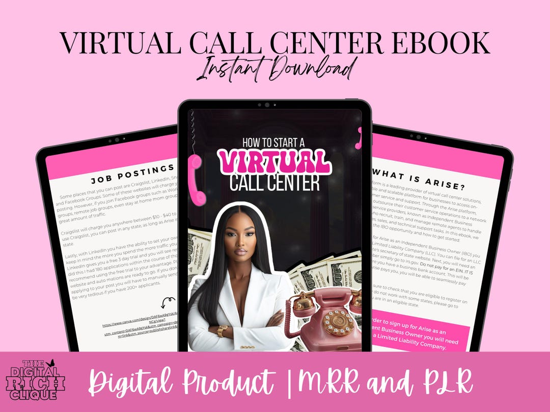 Virtual Call Center Startup Guide: Comprehensive Ebook - Etsy