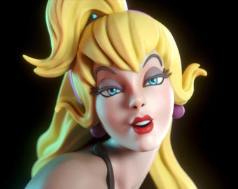 Xena 3D Printed Statue Painted or Garage/model Kit Designed by Torrida ...