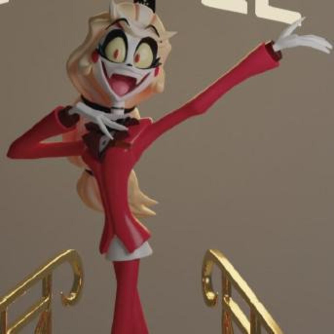 Ahk-hh-charlie Fanart 3D Printed Resin Statue Painted or Garage/model ...